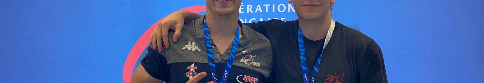 PK - Léa DÉCAENS, Cédric ROCHER, et Célian BERTHUIT champions de France