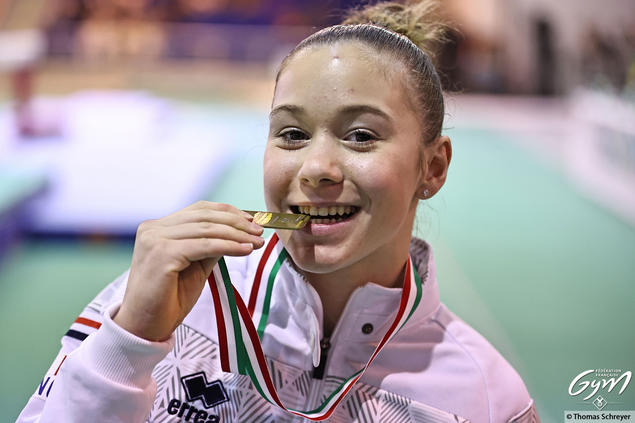 GAF - Ming Gherardi Van Eijken en or au saut à Jesolo